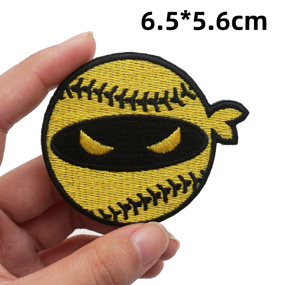 Pitching Ninja PATCH BC8-2 Embroidered Patch - Heat Apply – Customeazy