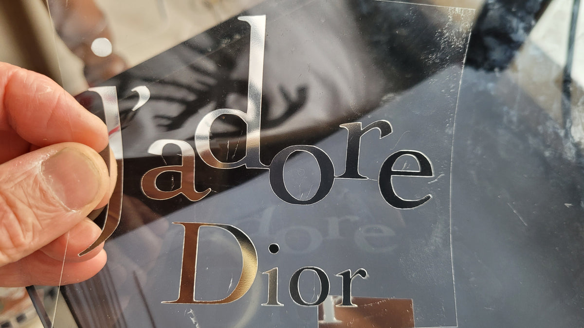 J'adore Dior Logo Iron-on Sticker (heat transfer) – Customeazy
