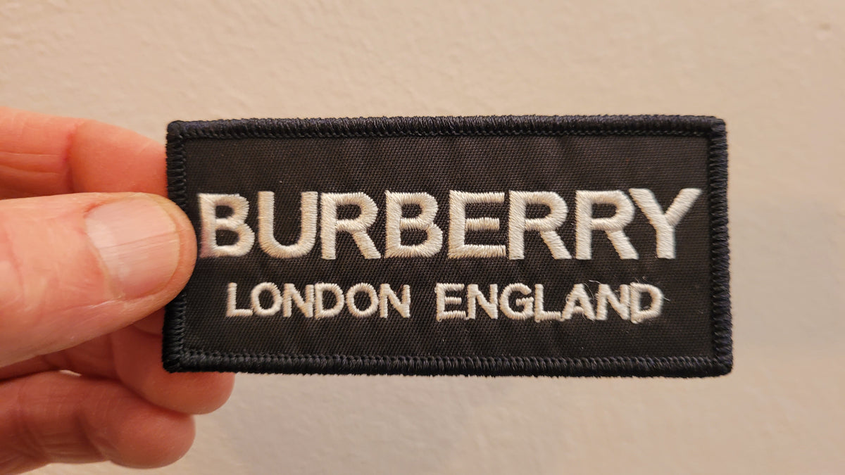 Burberry London Embroidered patch Logo – Customeazy