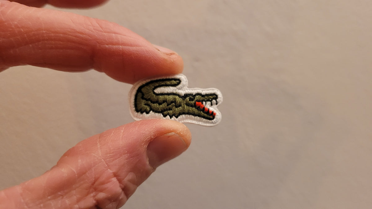 Embroidered patch Lacoste Big Logo – Customeazy