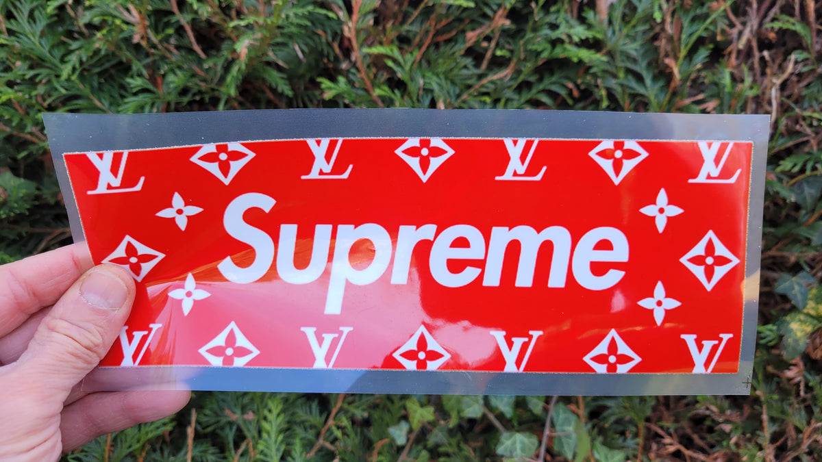 Supreme x LV Louis Vuitton Collab' Big Color Logo – Customeazy