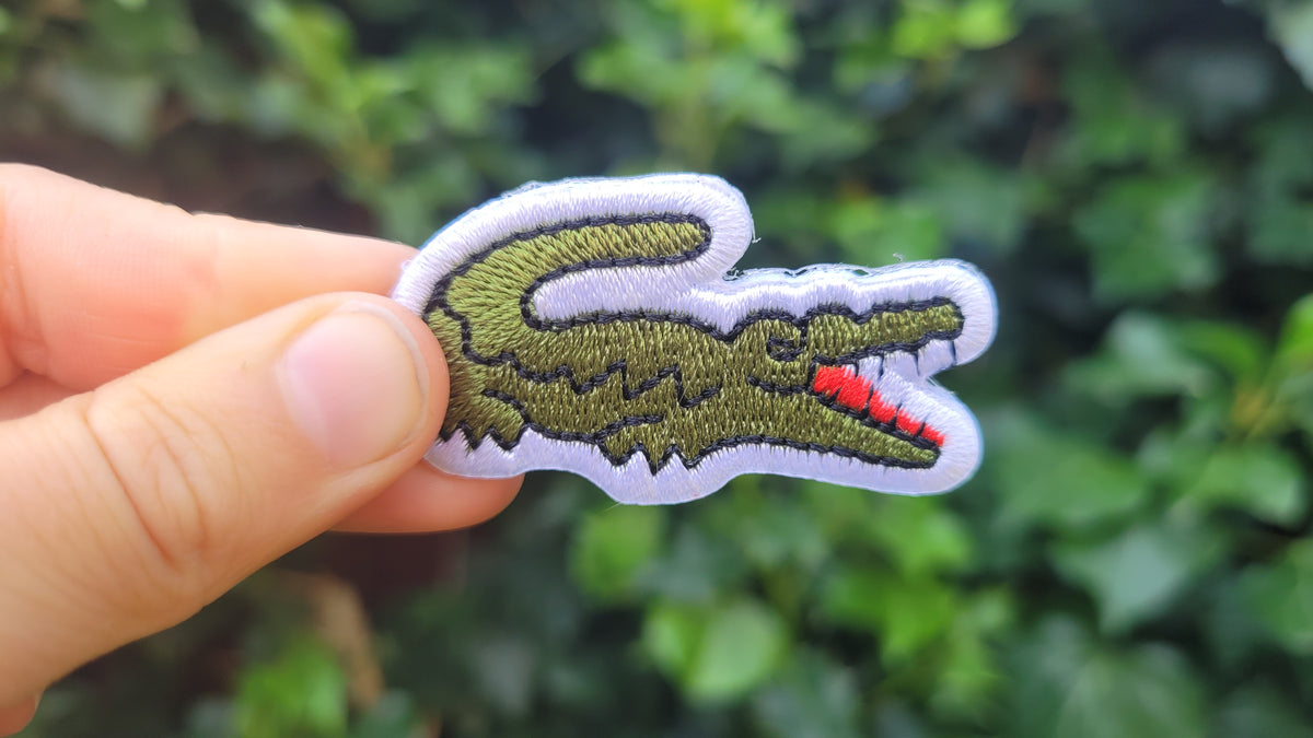 Embroidered patch Lacoste Logo – Customeazy