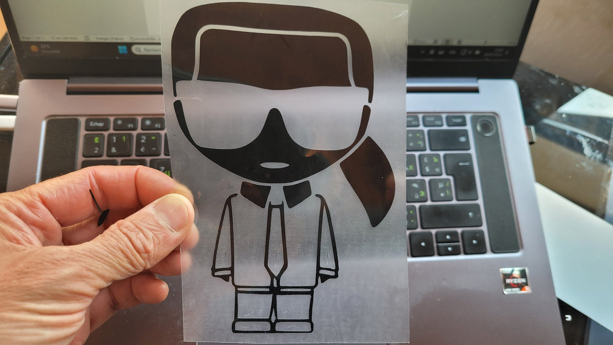 Karl Lagerfeld Logo Kid Manga Iron-on Sticker – Customeazy