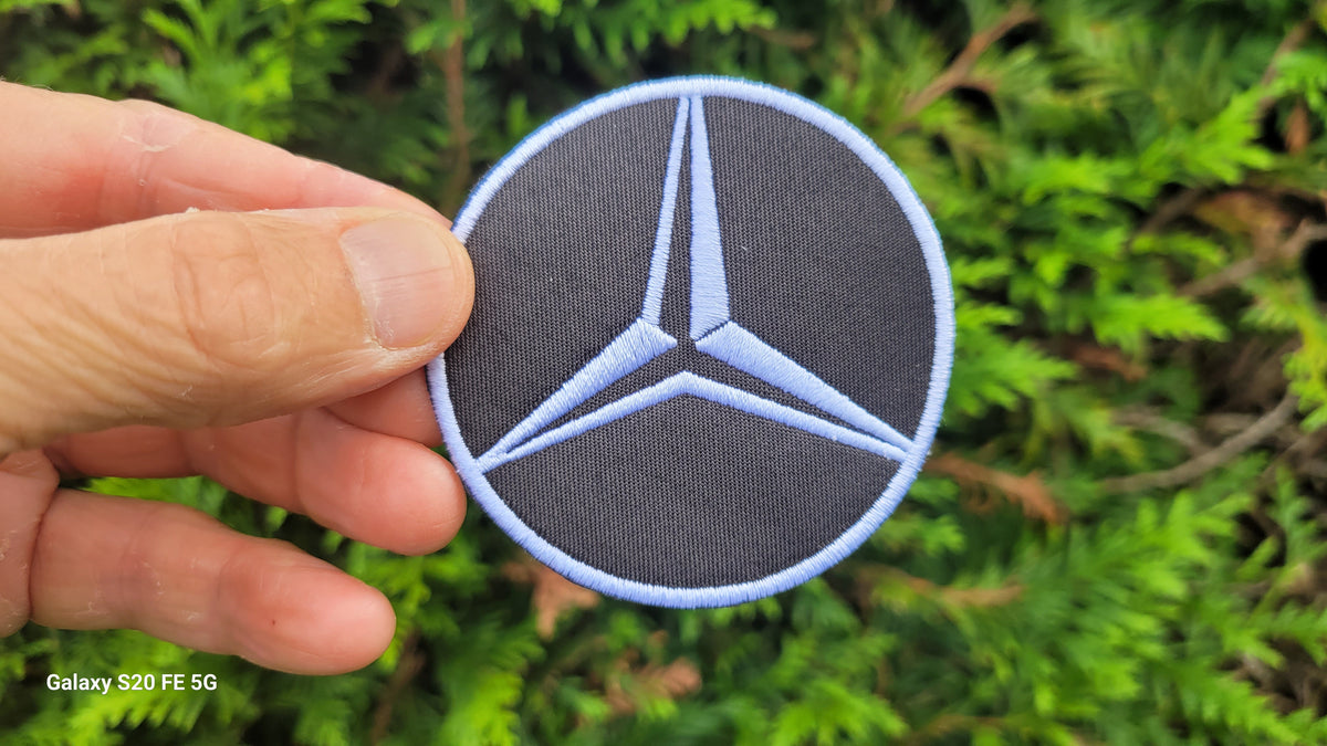 Mercedes Embroidered patch Logo (heat patch) – Customeazy