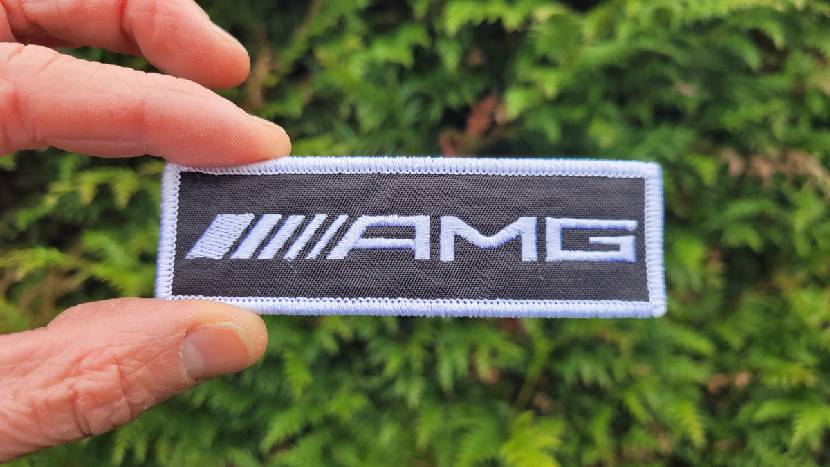 AMG Mercedes Embroidered patch Logo (heat patch) – Customeazy