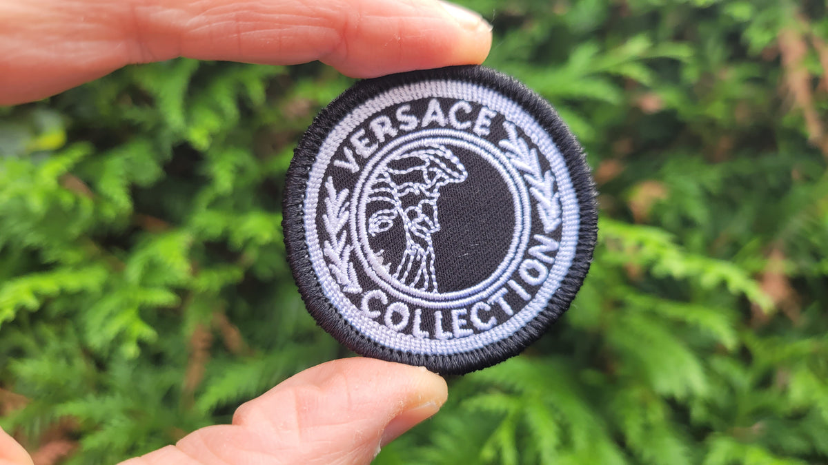 Versace iron on patch Logo – Customeazy