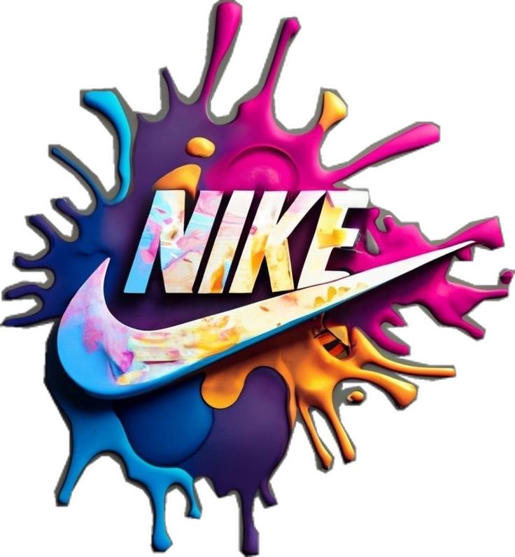 Nike Splash Full Color Logo (heat transfer) – Customeazy