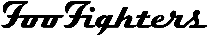Foo Fighters Logo Iron-on Decal (heat transfer) – Customeazy