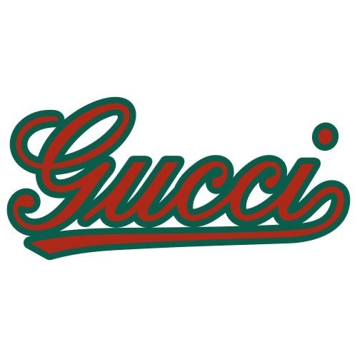 Gucci Green and Red Old Style colored Logo Iron-on (heat transfer ...