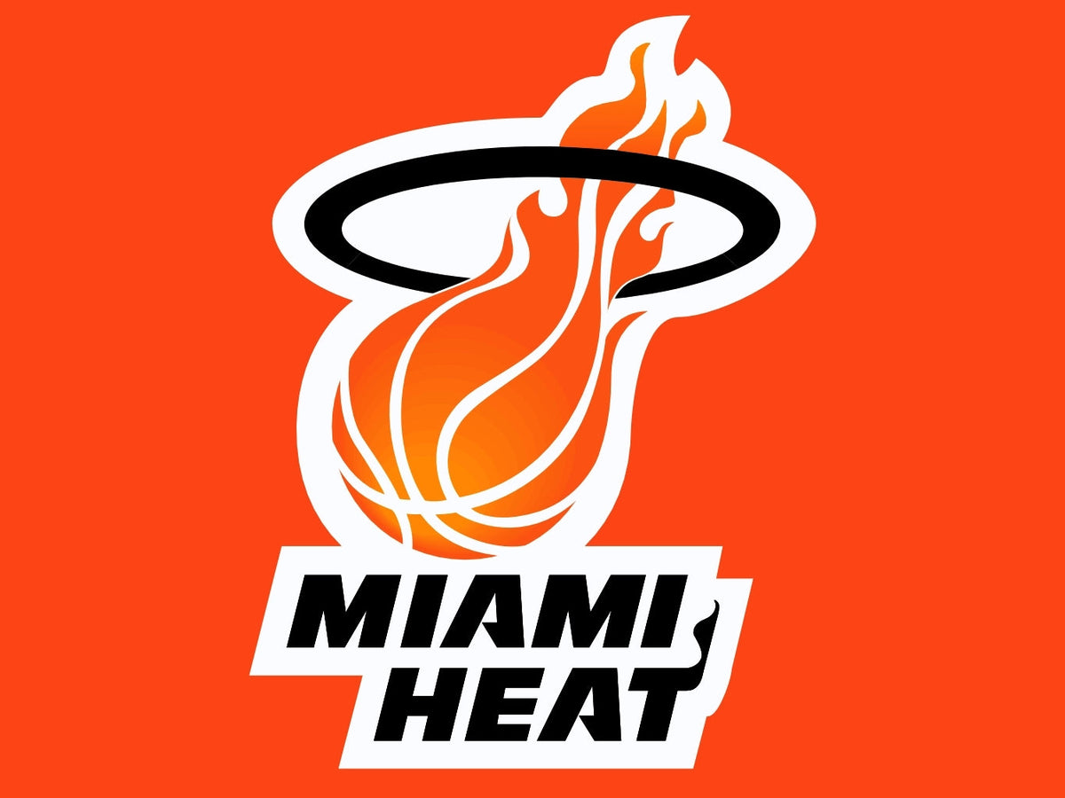 Miami Heat Color Iron-on - Heat Transfer Logo – Customeazy
