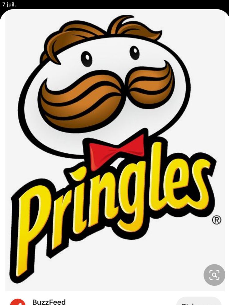 Pringles Logo Iron-On Patch – Full-Color Print – Customeazy