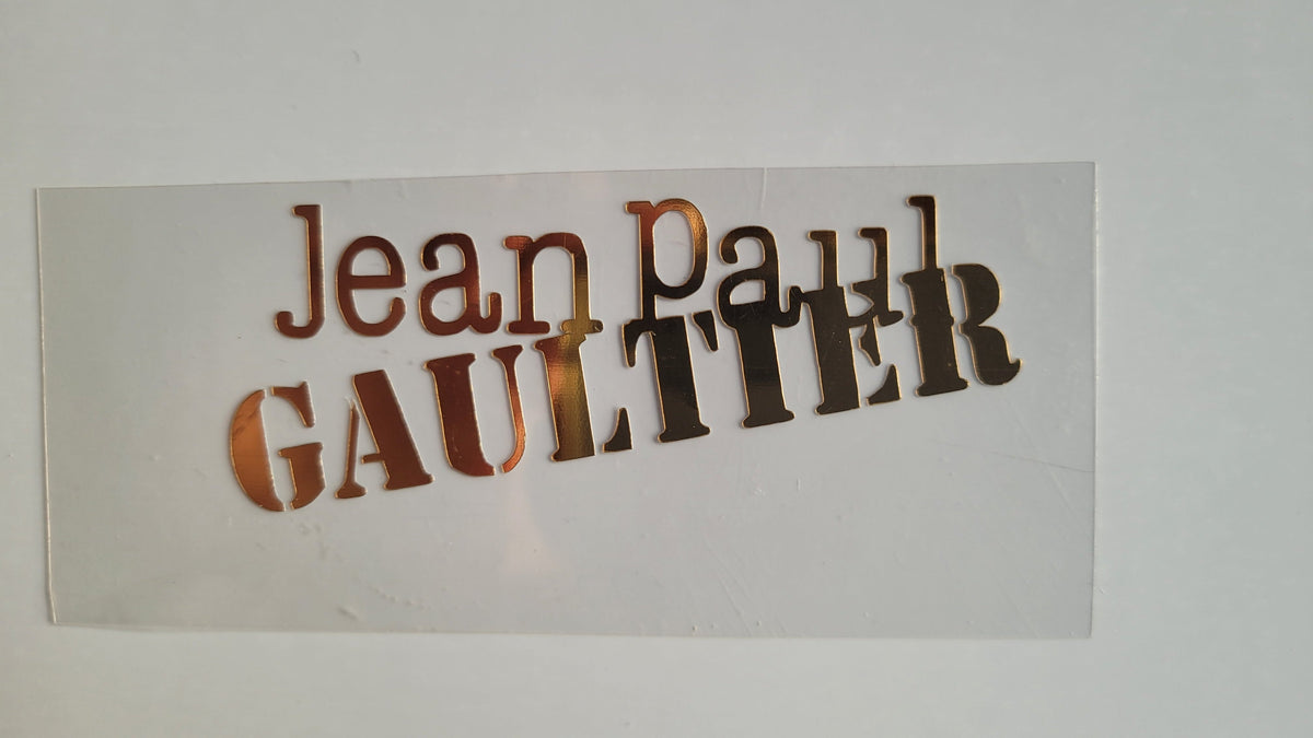 Jean Paul Gaultier Logo Iron-on Decal (heat transfer patch) – Customeazy