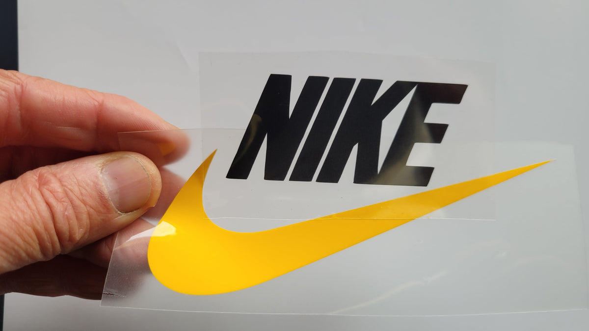 Nike two colours Logo Iron-on Sticker (heat transfer) – Customeazy