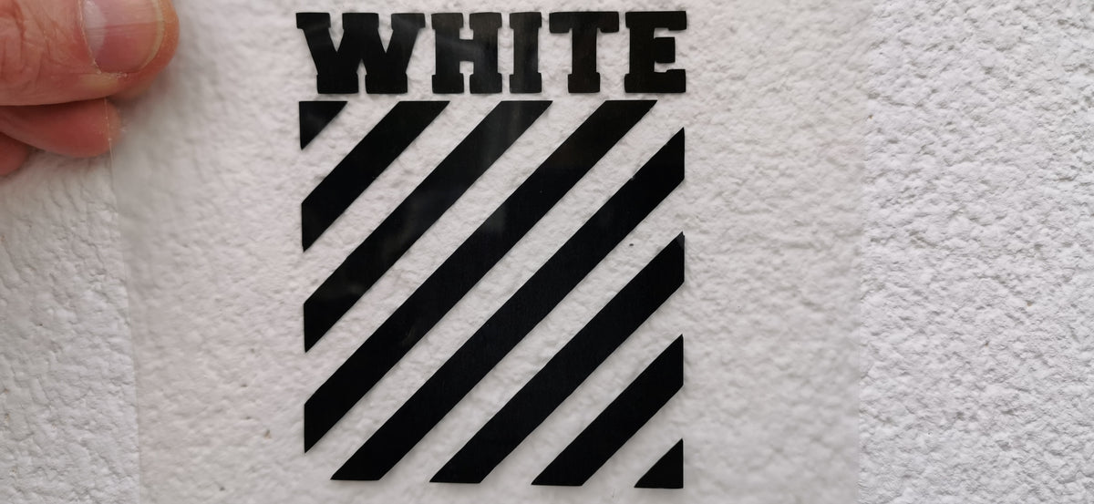 OFF WHITE "White" Iron-on Decal (heat transfer) – Customeazy