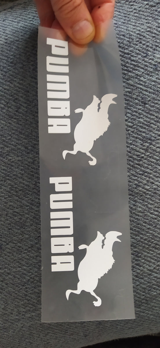 Puma Pumba humor Iron-on T-shirt Sticker (heat transfer) – Customeazy