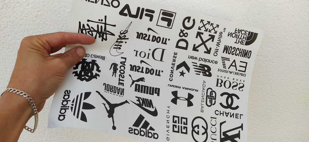 Various Logos Full Printed Sheet – Customeazy