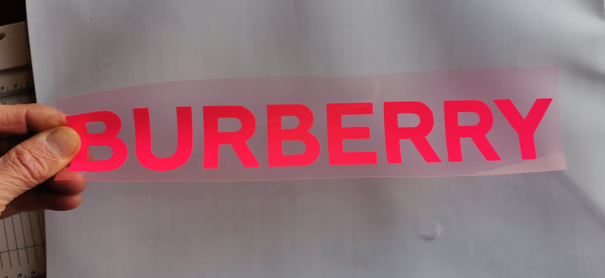 Burberry Logo Sticker Iron-on – Customeazy