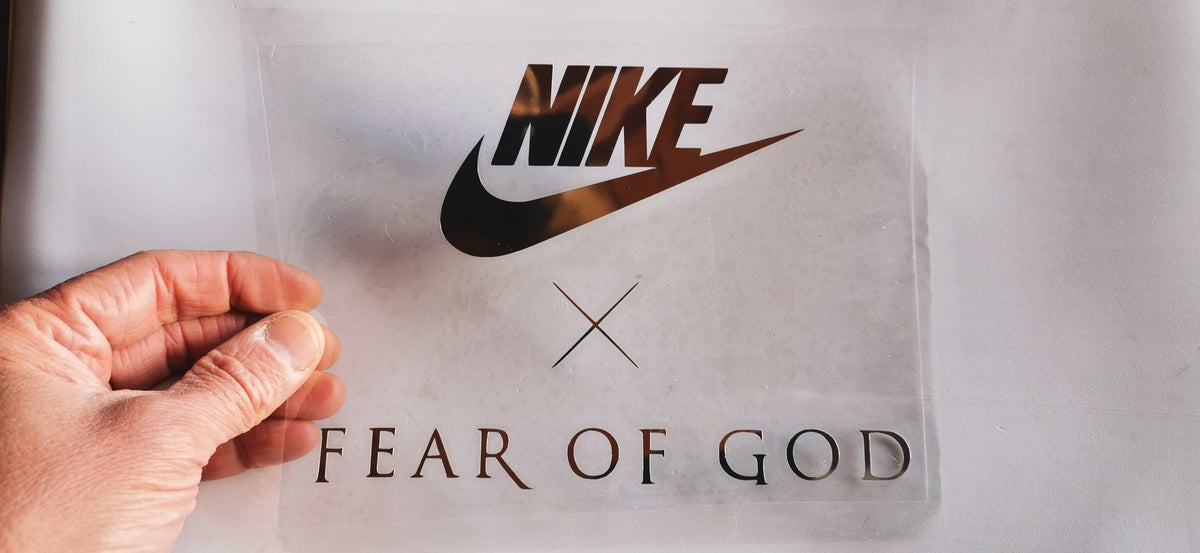 Nike x Fear of God Logo Iron-on Sticker (heat transfer) – Customeazy