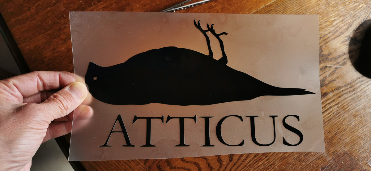 Atticus Logo Iron-on Sticker (heat transfer) – Customeazy