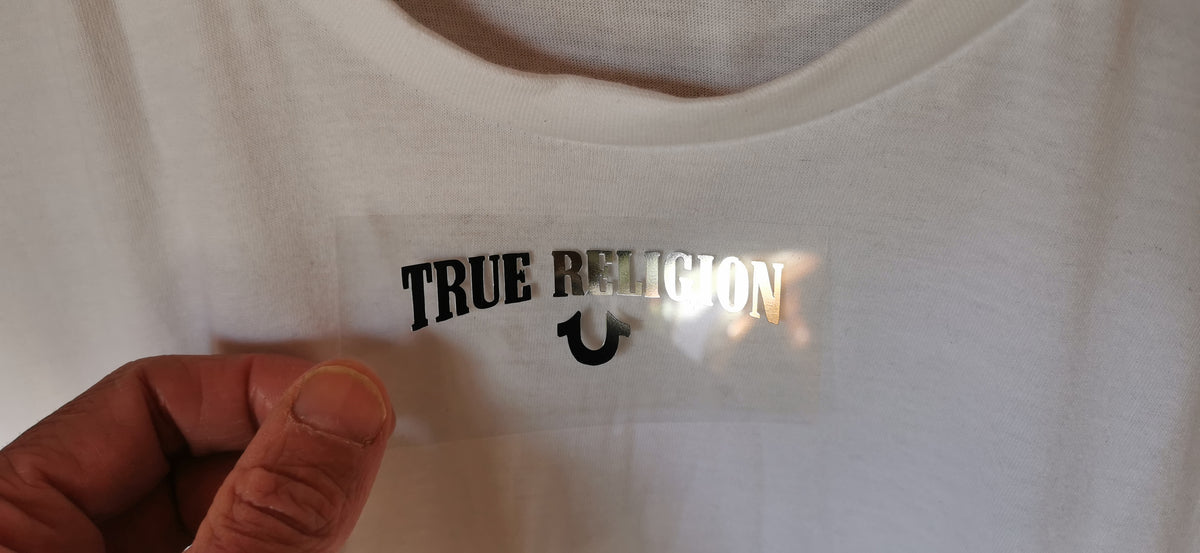 True Religion Logo Iron-on Sticker (heat transfer) – Customeazy