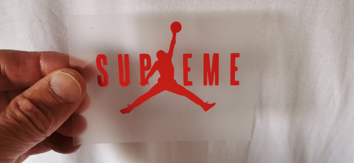 Jordan x Supreme Logo Iron-on Sticker (heat transfer) – Customeazy