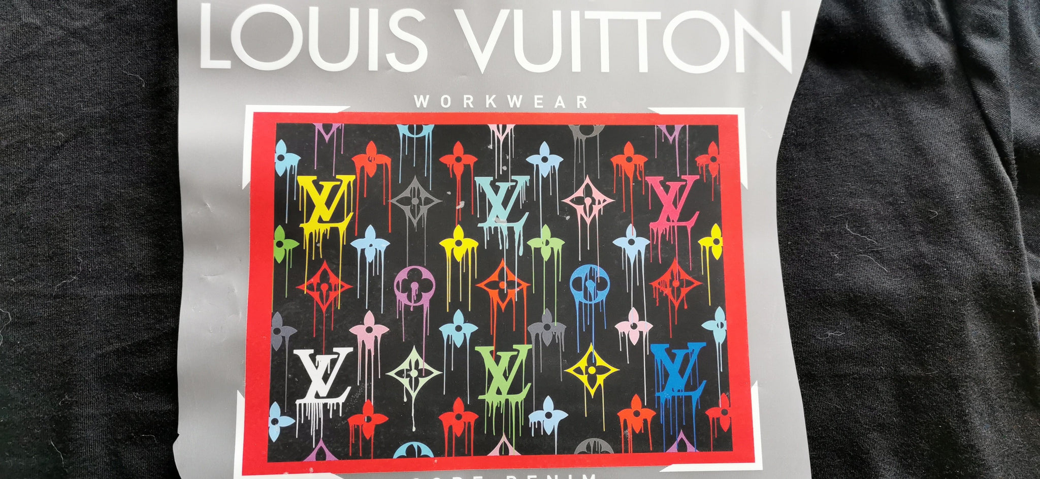 LV Drip Louis Vuitton Big Color Logo – Customeazy