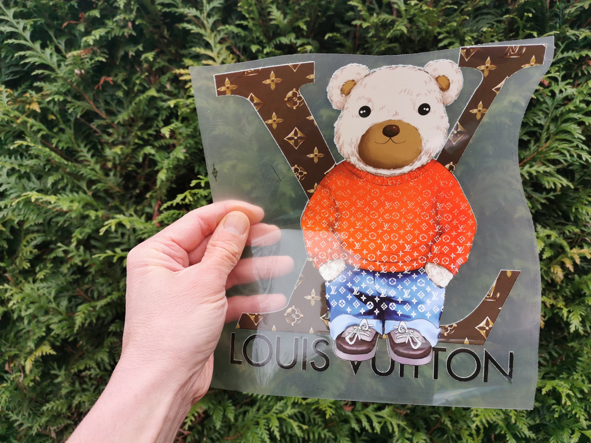 LV Louis Vuitton Bear Big Color Logo – Customeazy