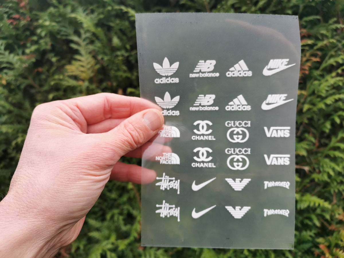 Small logos full sheet for mask – Customeazy