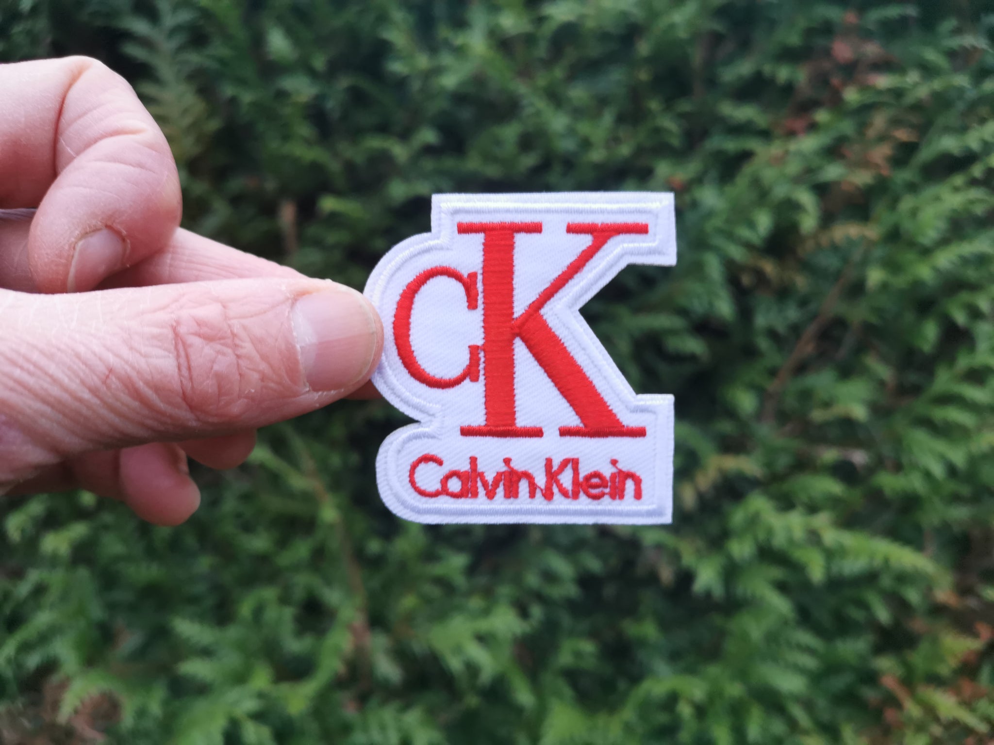 Embroidered patch Calvin Klein Logo – Customeazy