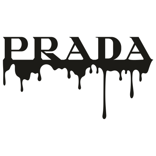 Prada Drip Logo Iron-on Sticker (heat transfer) – Customeazy