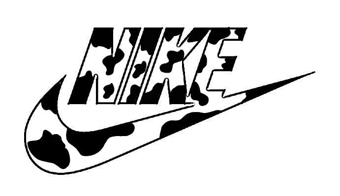Nike cow stain Logo 2 Iron-on Sticker (heat transfer) – Customeazy