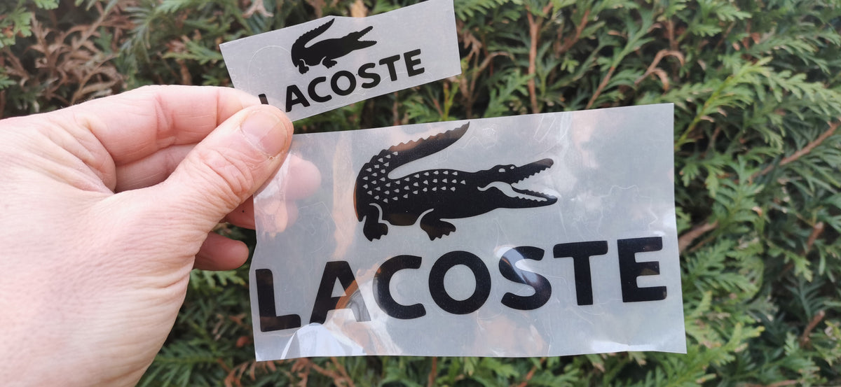 Sticker Iron on Lacoste Logo – Customeazy