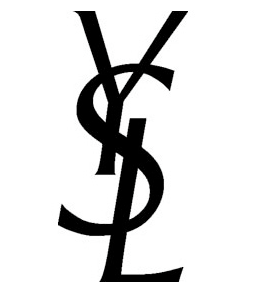 Emblem YSL Yves Saint Laurent Logo Iron-on Sticker (heat transfer ...